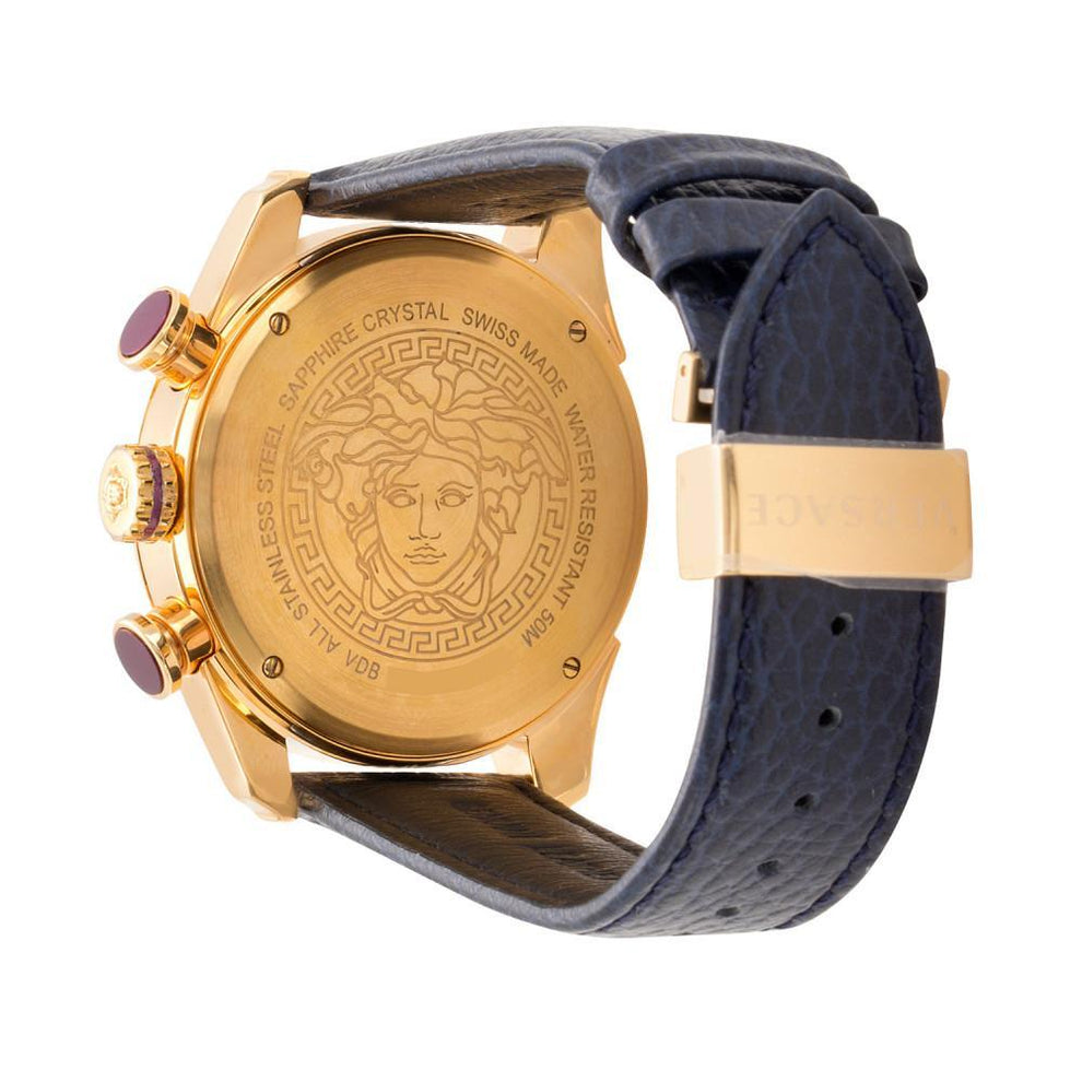 Versace VDB030014 V-Ray Gold-Tone Men's Watch - WATCH & WATCH – WATCH ...
